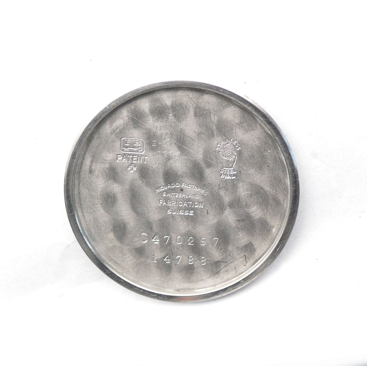 Tiffany & Co Movado Calendograph 1944 Triple Date Steel Vintage Watch ...