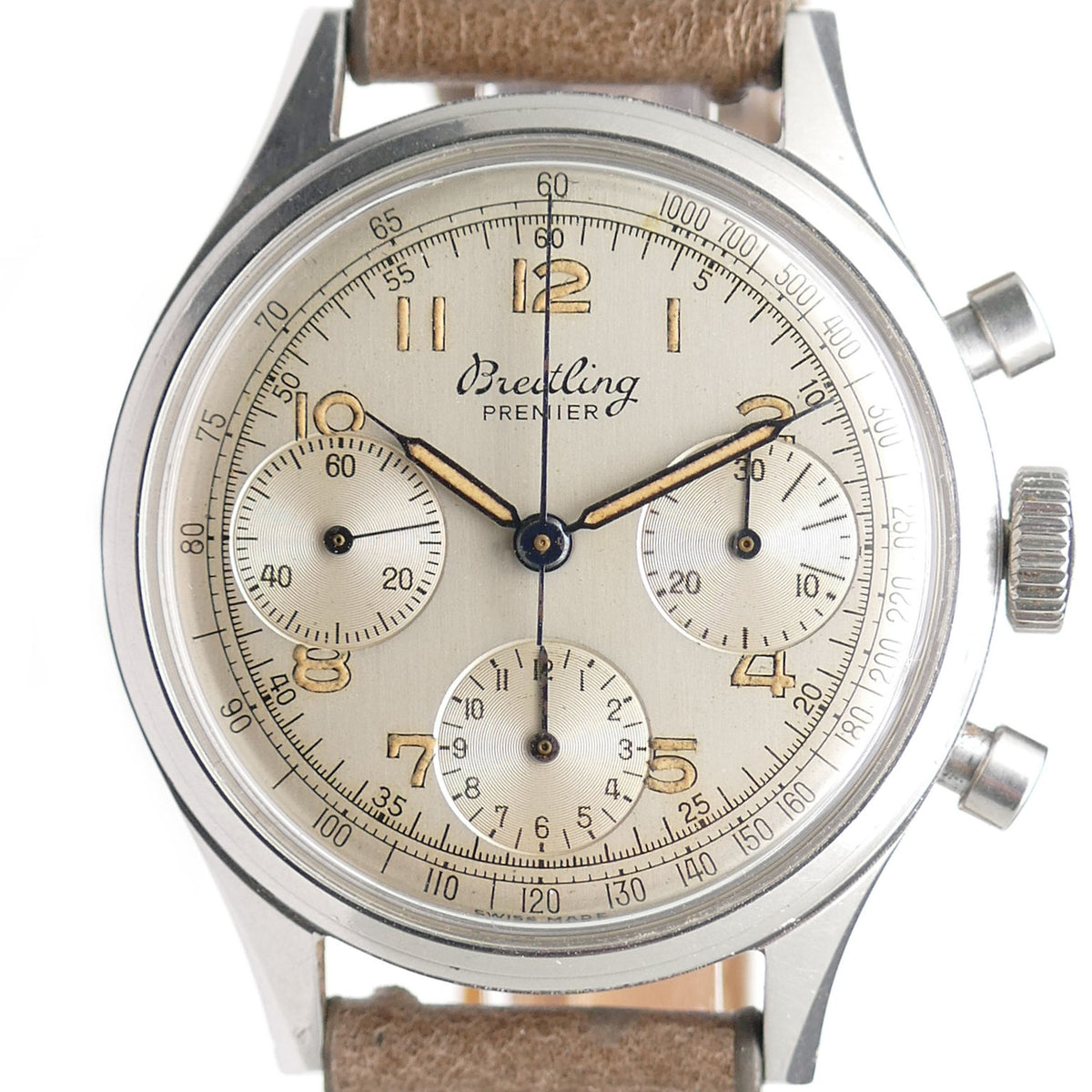 Breitling Premier 788 Circa 1945 in Stainless Steel – Timeplex