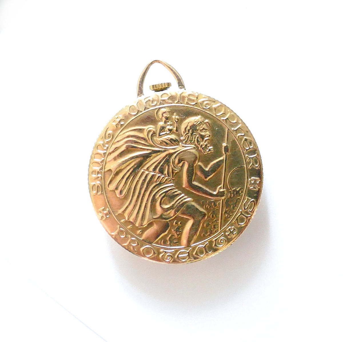 Movado 14K Gold St. Christopher Coin Edge Watch – Timeplex