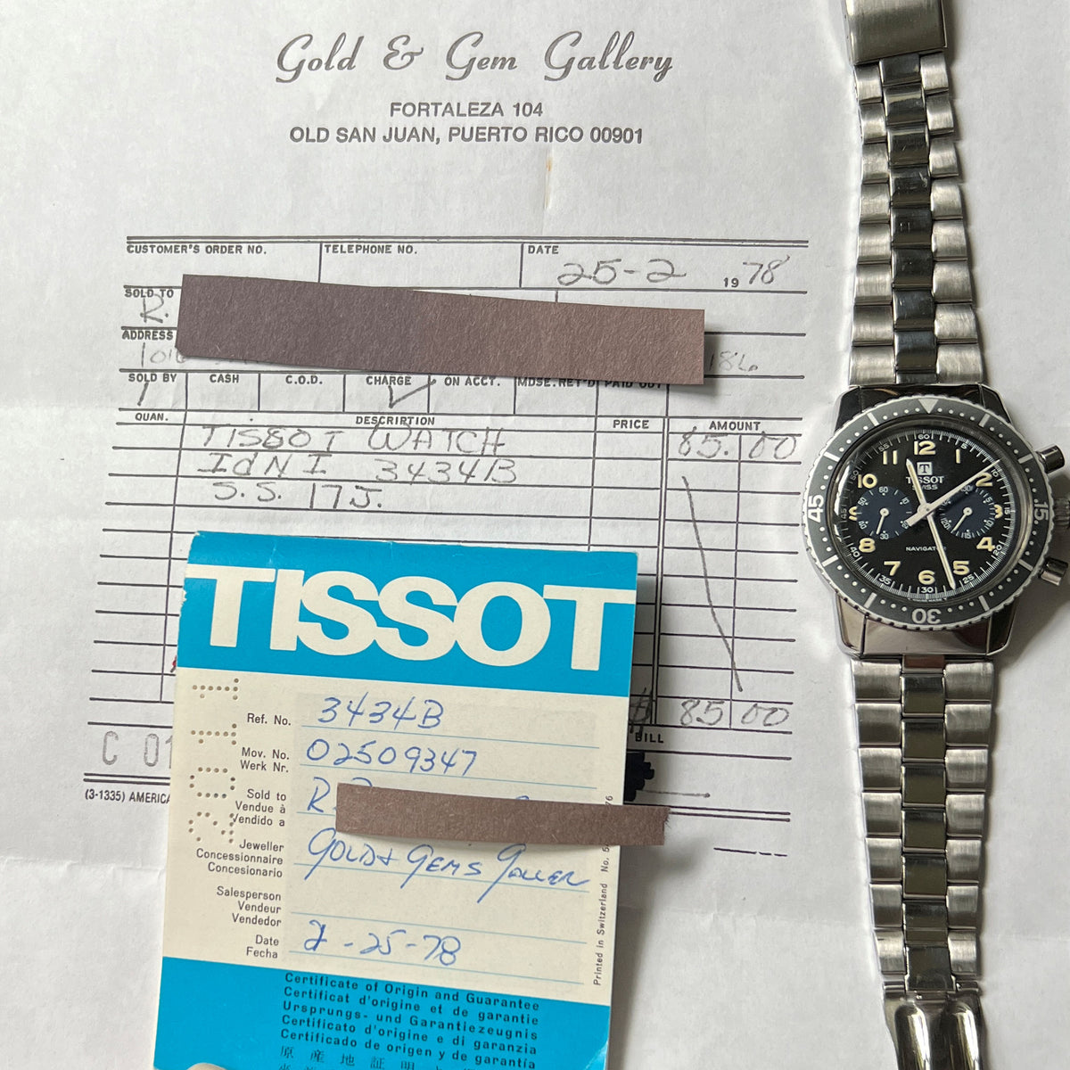 Tissot Navigator Ref. 817 Viggen 1970 Chronograph – Timeplex